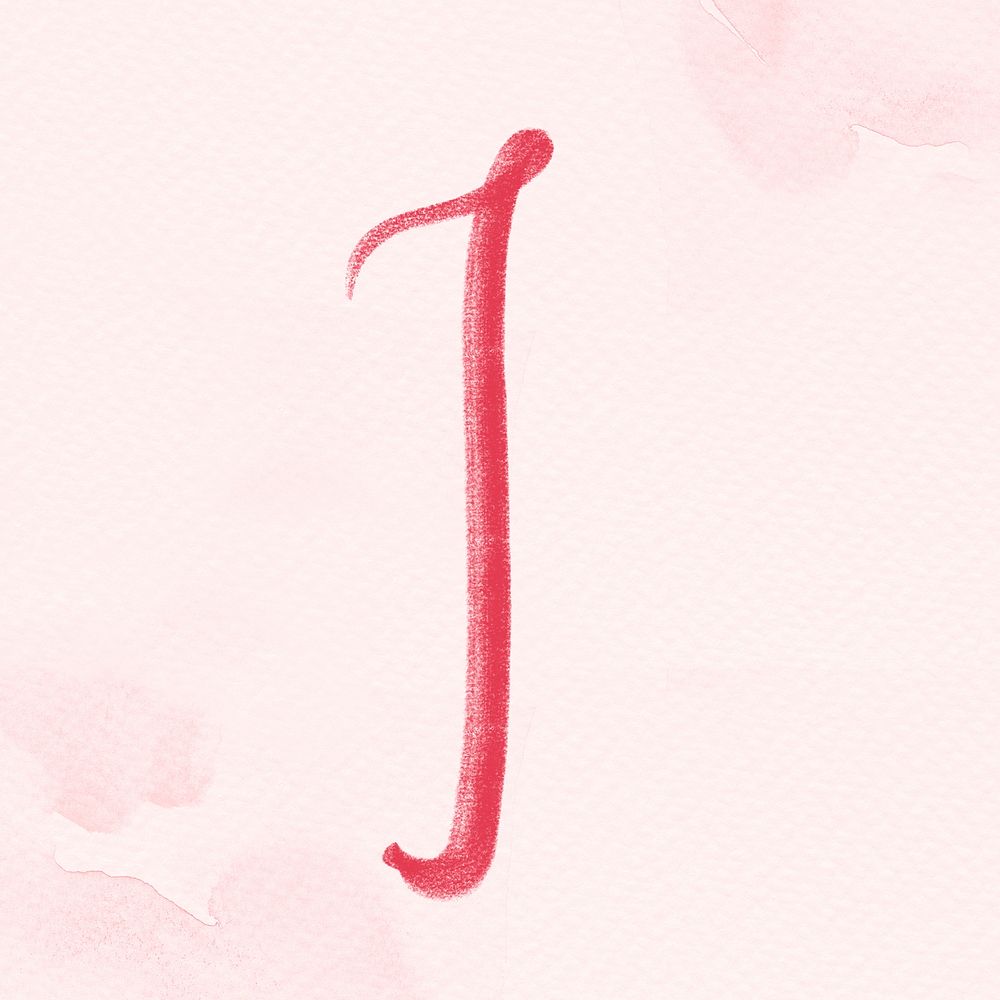 Letter j brush stroke psd | Premium PSD - rawpixel
