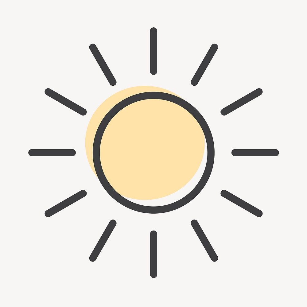 Sun icon psd business simple | Premium PSD - rawpixel