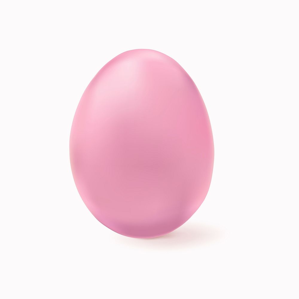 Pink Easter egg 3D matte | Free Photo - rawpixel