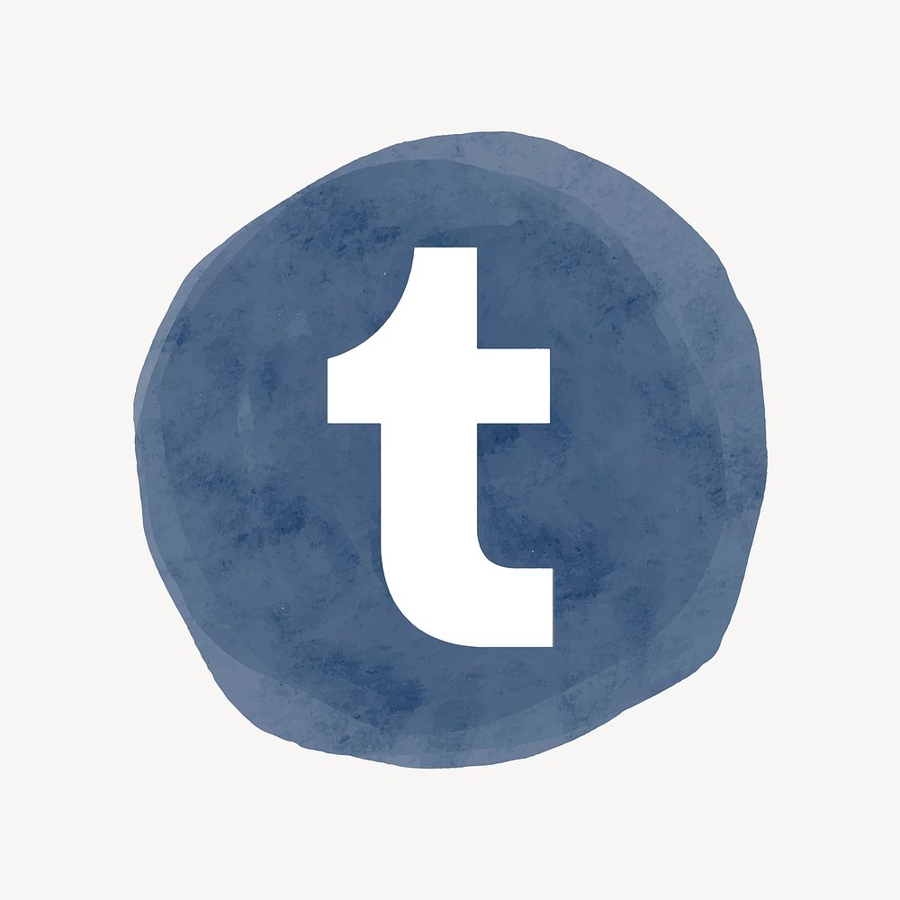 Tumblr icon vector social media | Premium Vector - rawpixel
