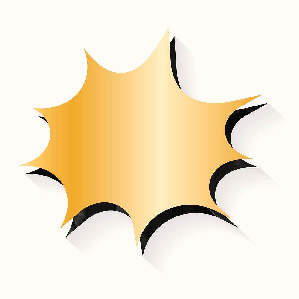 Explosion speech bubble vector icon | Premium Vector - rawpixel