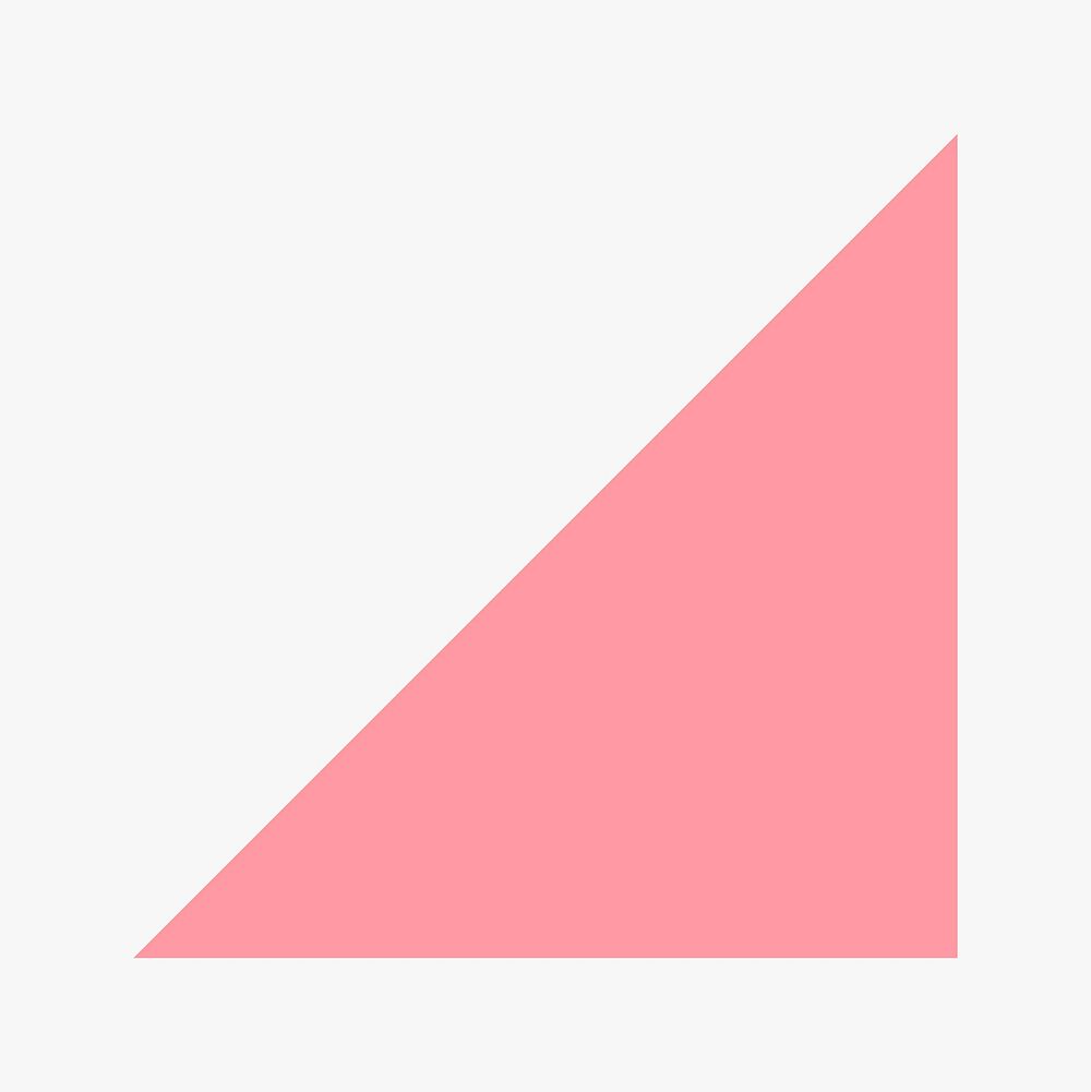 Triangle clipart geometric shape, pink | Free Photo - rawpixel