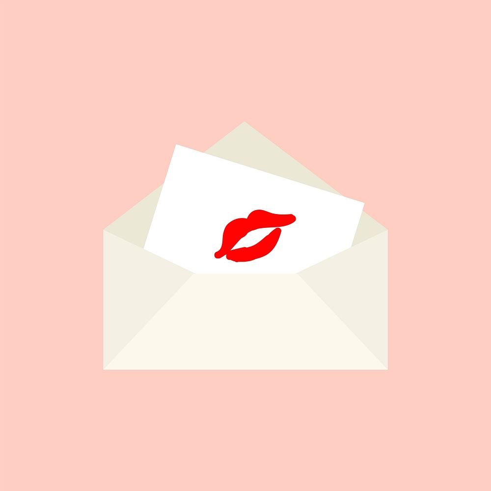 Love letter element graphic Valentine’s | Free Photo - rawpixel