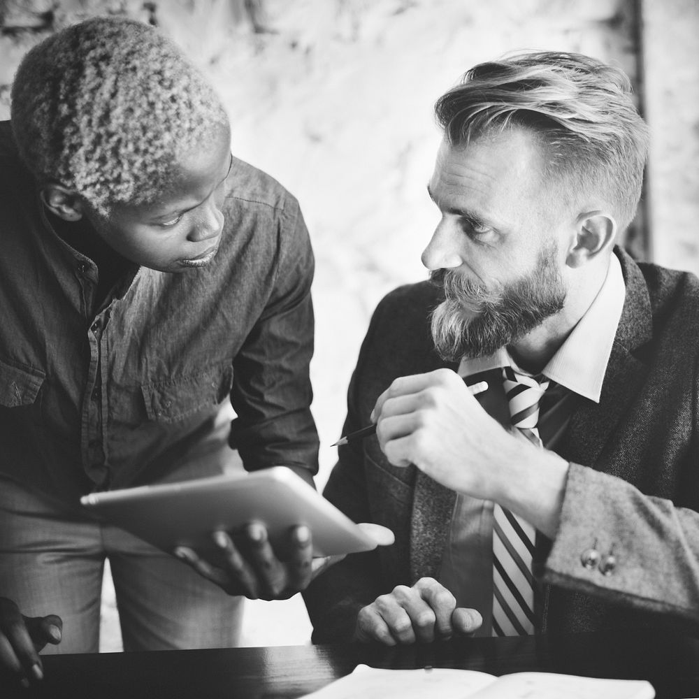 Two people working together | Free Photo - rawpixel