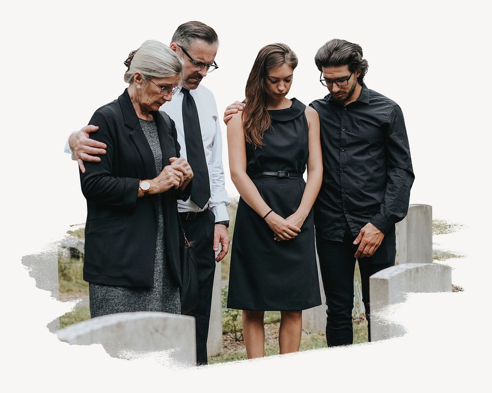 Family giving their last goodbyes | Premium PSD - rawpixel