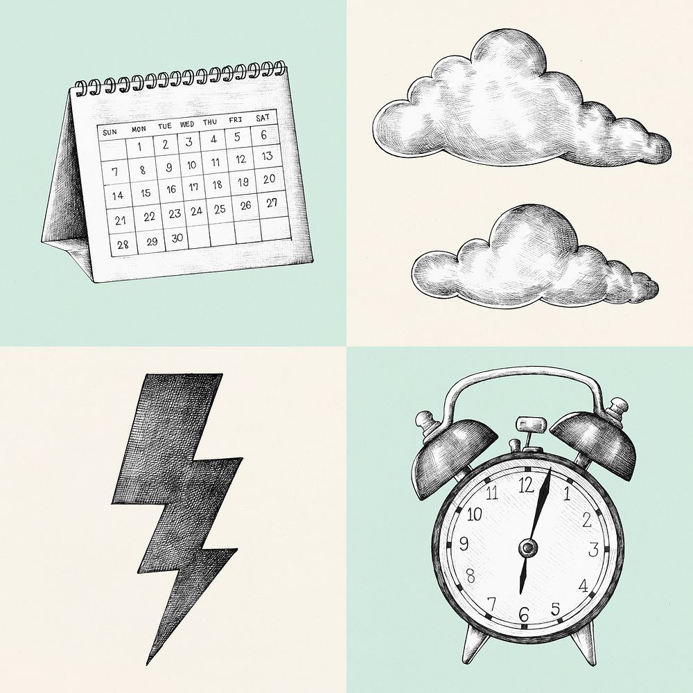 Deadline and time management sticker | Premium Photo - rawpixel