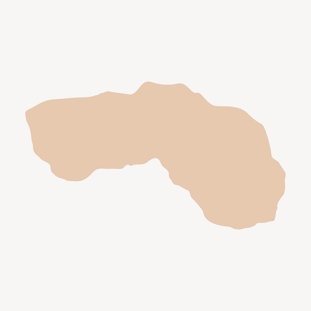 Beige abstract shape, aesthetic collage | Vector - rawpixel