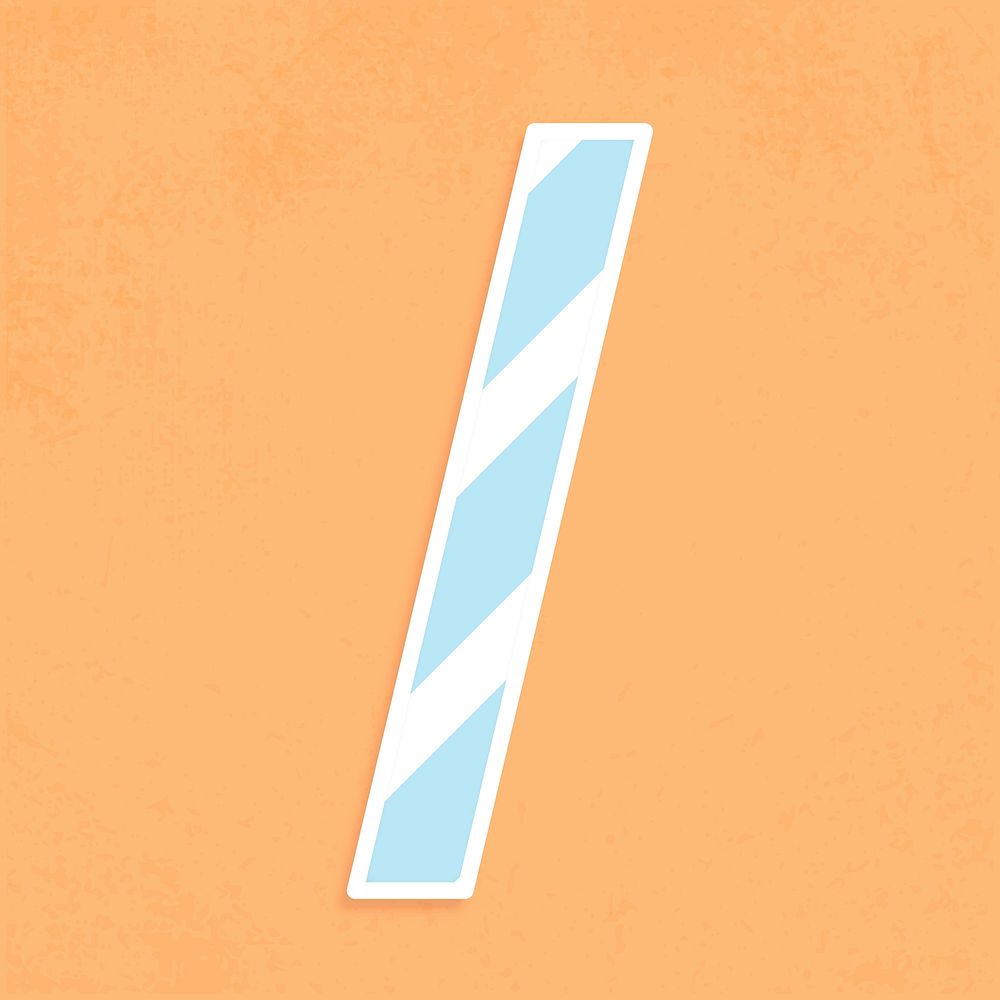 Stripes pattern slash symbol vector | Premium Vector - rawpixel