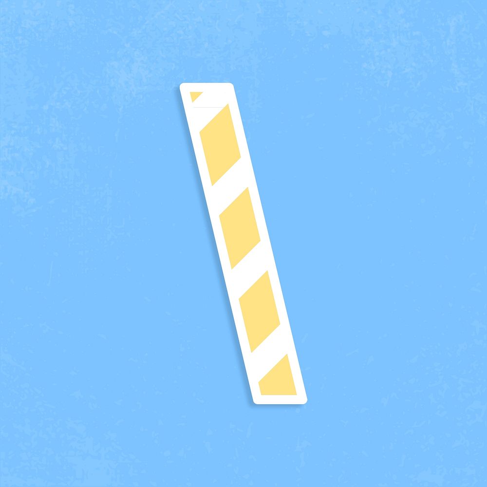 Backslash symbol sticker psd graphic | Premium PSD - rawpixel