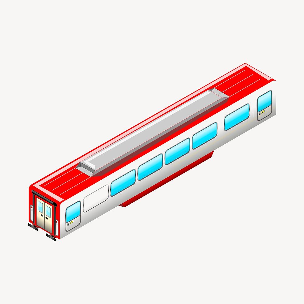 Red train clipart illustration psd | Free PSD - rawpixel