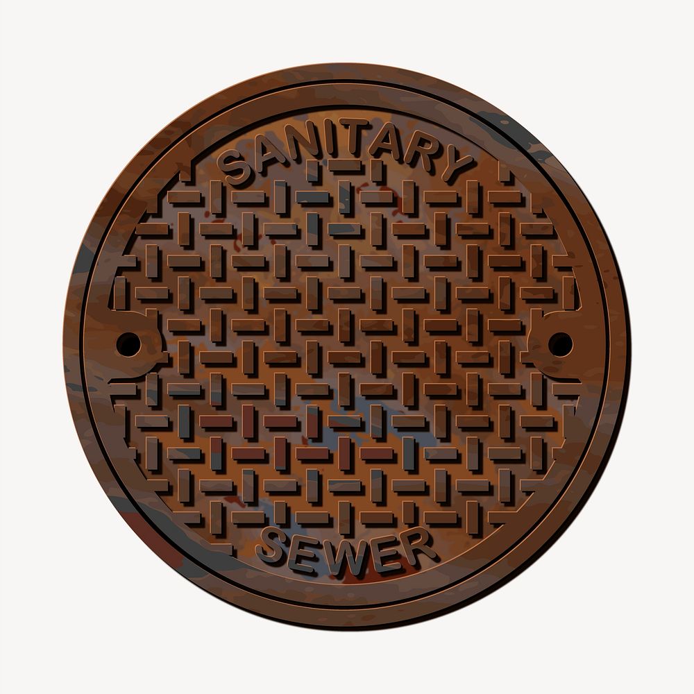Manhole cover clipart, illustration psd. | Free PSD - rawpixel