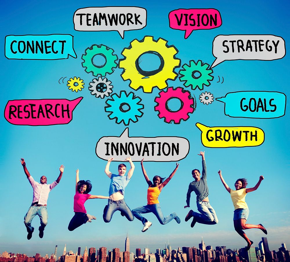 Teamwork Connect Strategy Vision Together | Free Photo - rawpixel