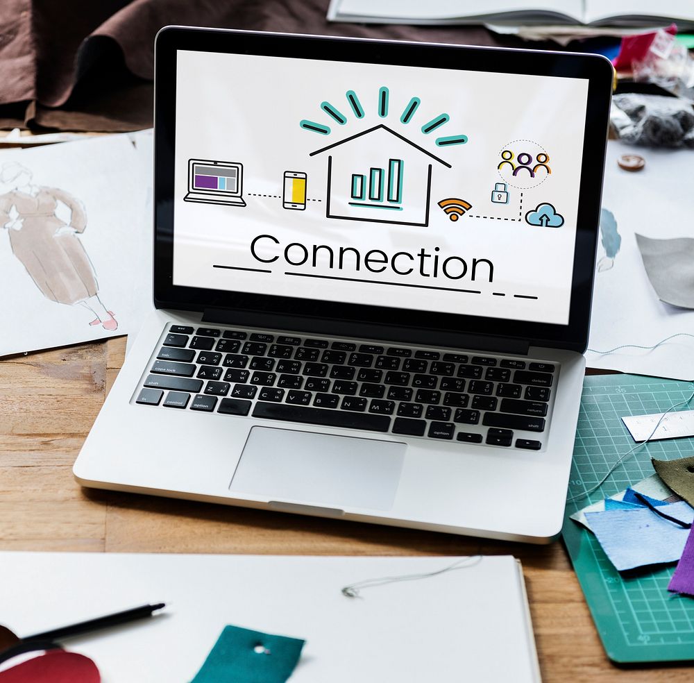 Network connection graphic overlay background | Free Photo - rawpixel