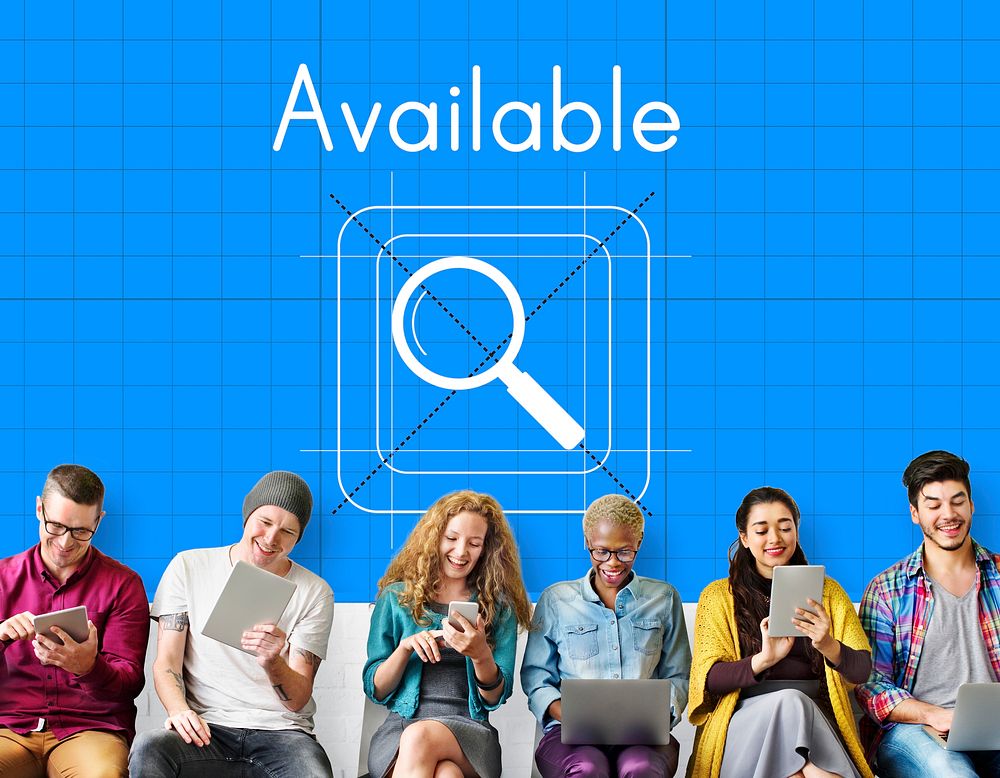 Job search magnifier glass symbol | Premium Photo - rawpixel