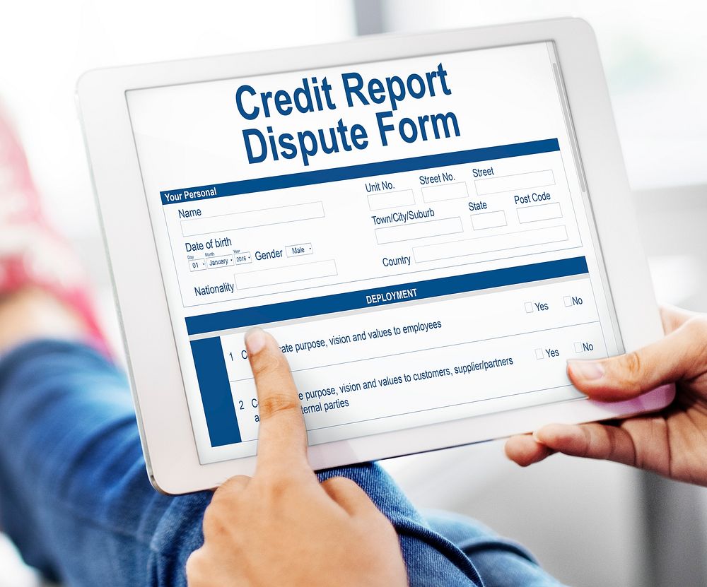 Credit Report Dispute Form Insurance | Premium Photo - rawpixel