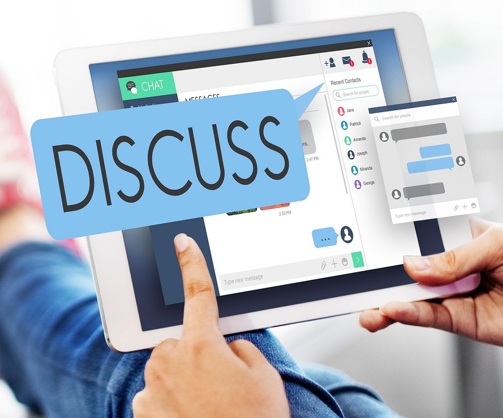 Discuss Discussion Argument Communication Concept | Premium Photo ...