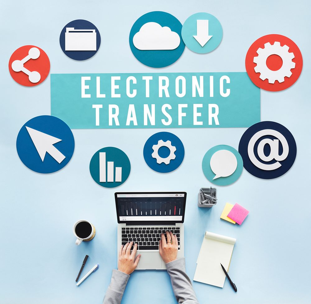 Electronic Transfer Technology Online Network | Premium Photo - rawpixel