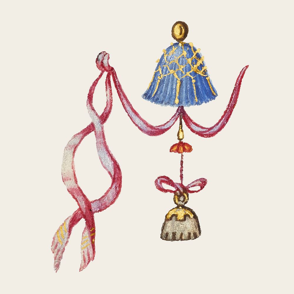 Vintage heraldic ornament tassel medieval | Premium Vector - rawpixel