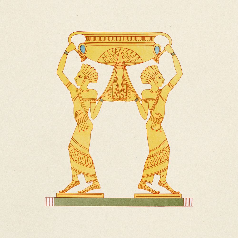 Ancient Anuket Egyptian goddess illustration | Premium Photo ...