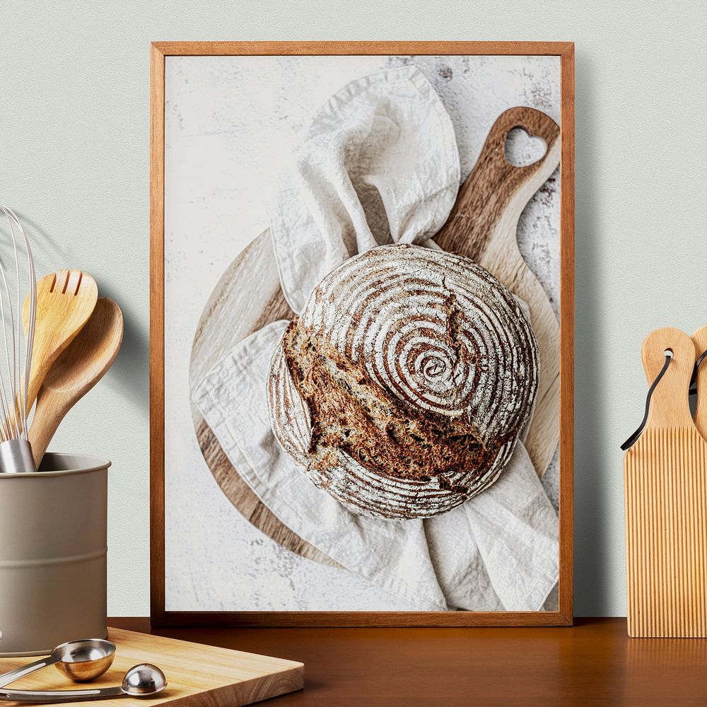 Bread picture frame, kitchen decoration | Premium Photo - rawpixel