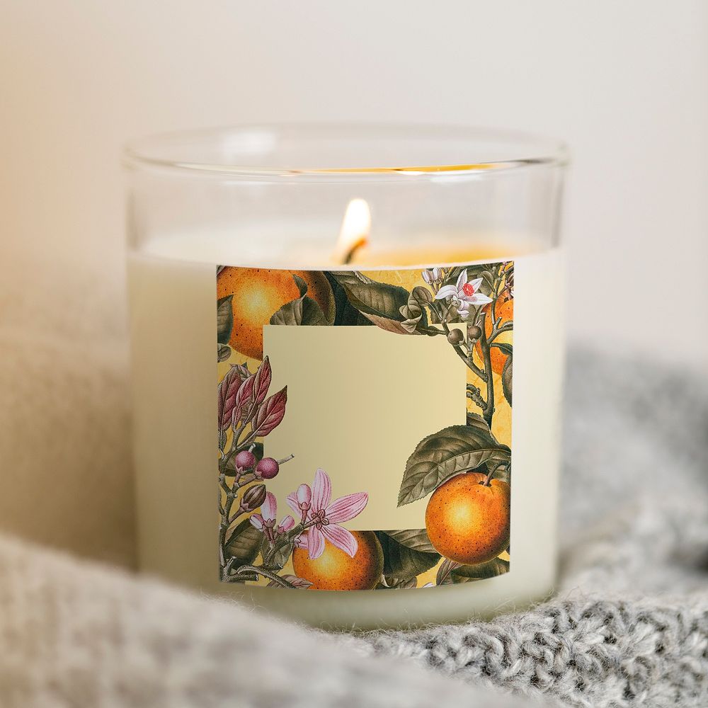 Fruity candle label, product branding | Premium Photo - rawpixel