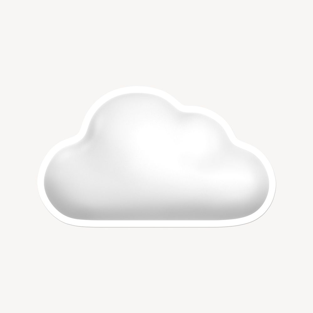 Cloud storage icon sticker | Free Photo - rawpixel