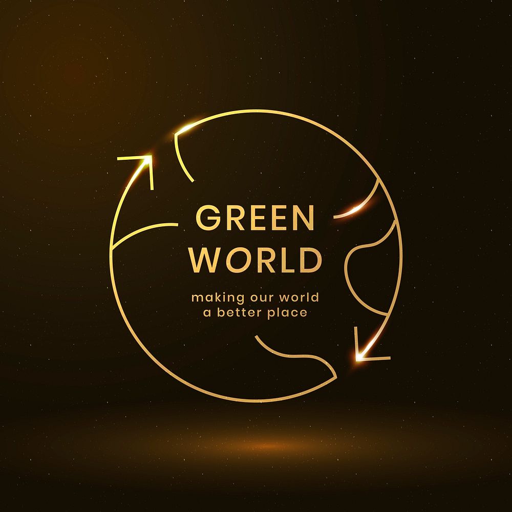 Global environmental logo green world | Free Photo - rawpixel