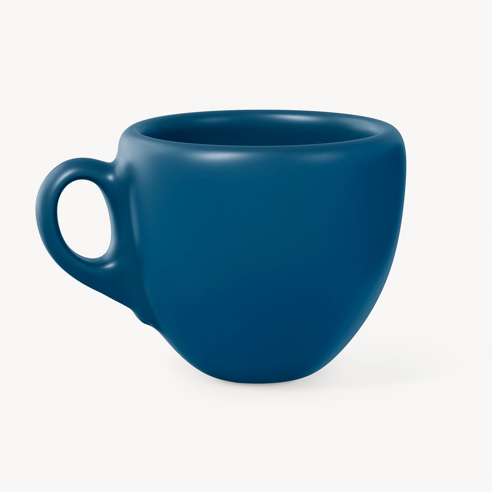 Blue espresso cup, product design | Free Photo - rawpixel