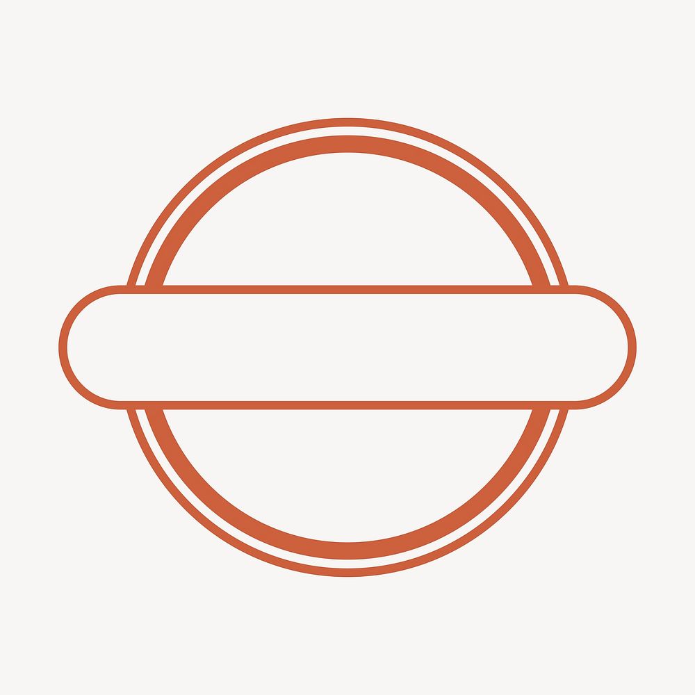 Red round badge collage element | Premium Vector - rawpixel