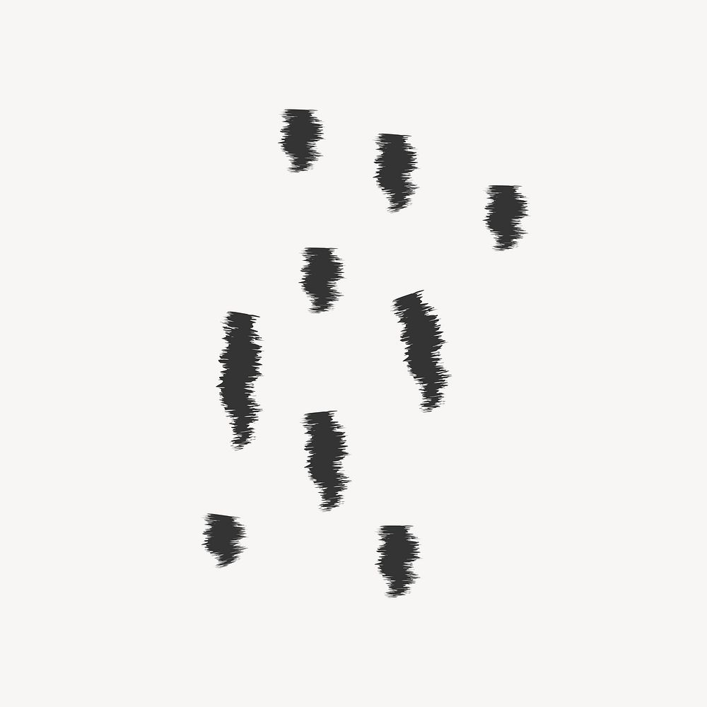 Abstract scribble collage element, doodle | Free Vector - rawpixel