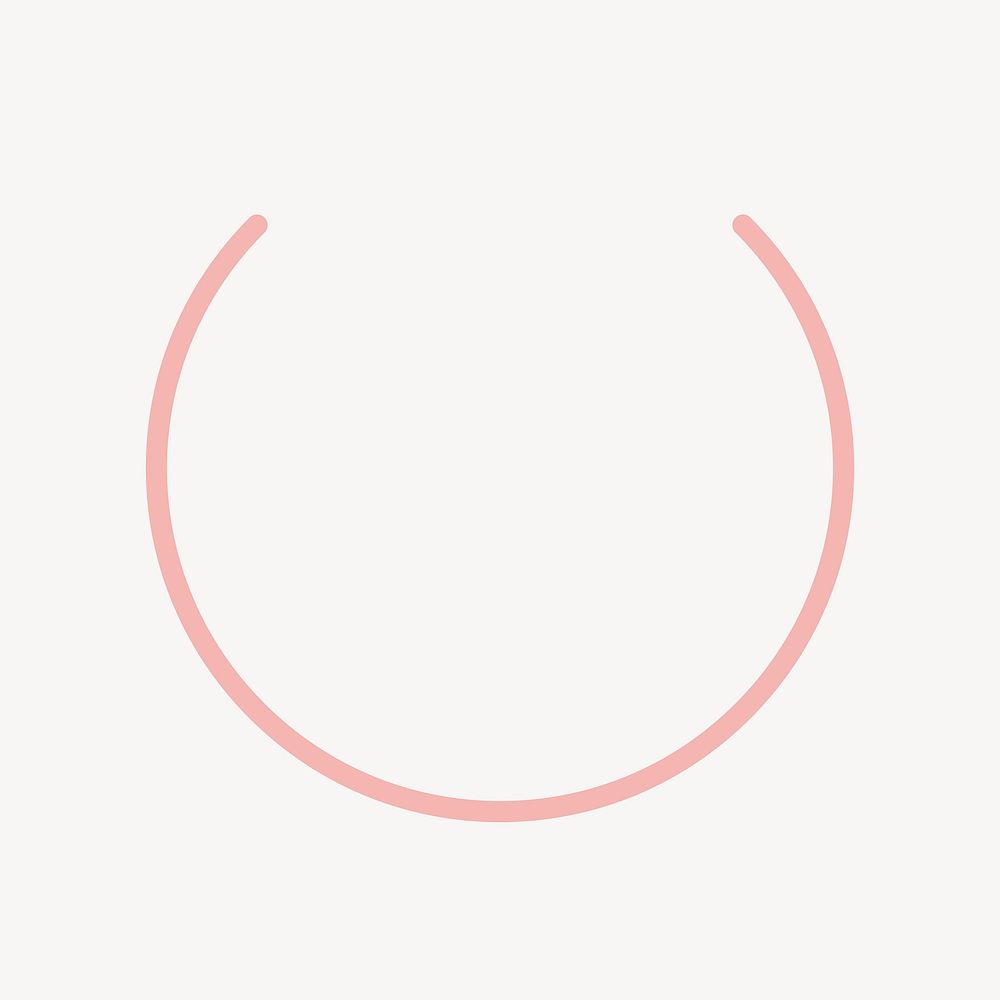 Pink circles logo element, aesthetic | Vector - rawpixel