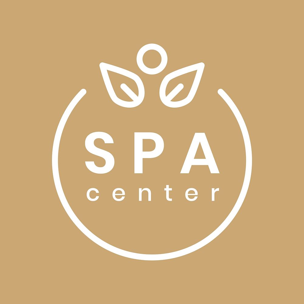 Spa center logo template, modern | Premium Vector Template - rawpixel