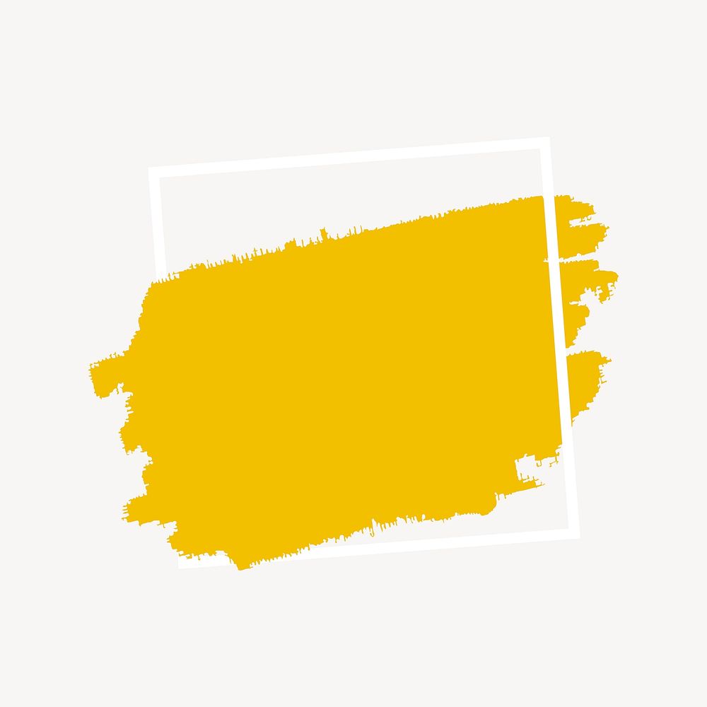 Yellow abstract shape frame vector | Premium Vector - rawpixel
