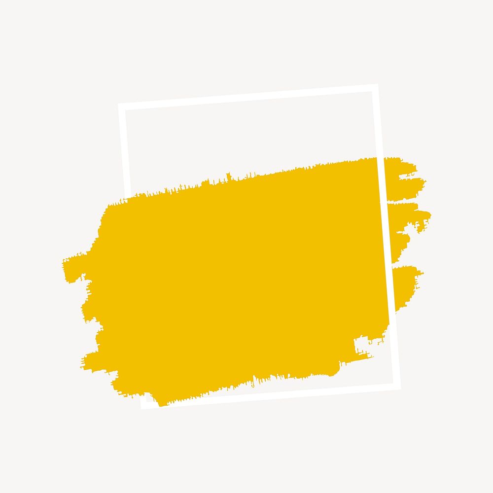 Yellow abstract shape frame vector | Premium Vector - rawpixel