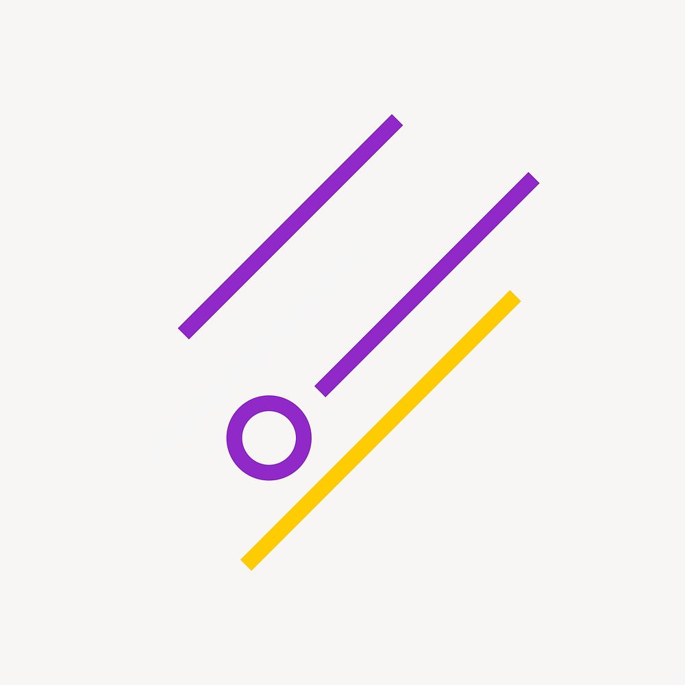 Purple straight lines design element | Premium Vector - rawpixel