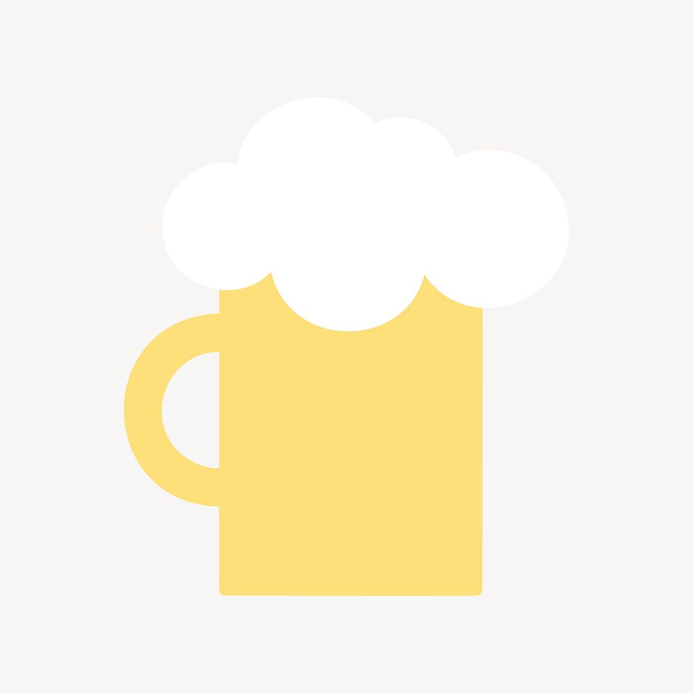 Beer glass sticker, cartoon doodle | Premium Vector - rawpixel