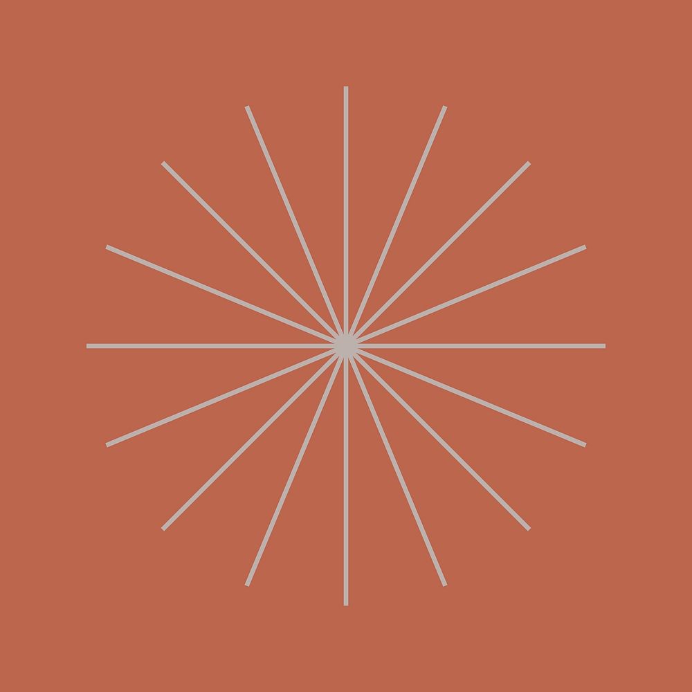 Abstract firework, aesthetic sunburst shape | Premium PSD - rawpixel