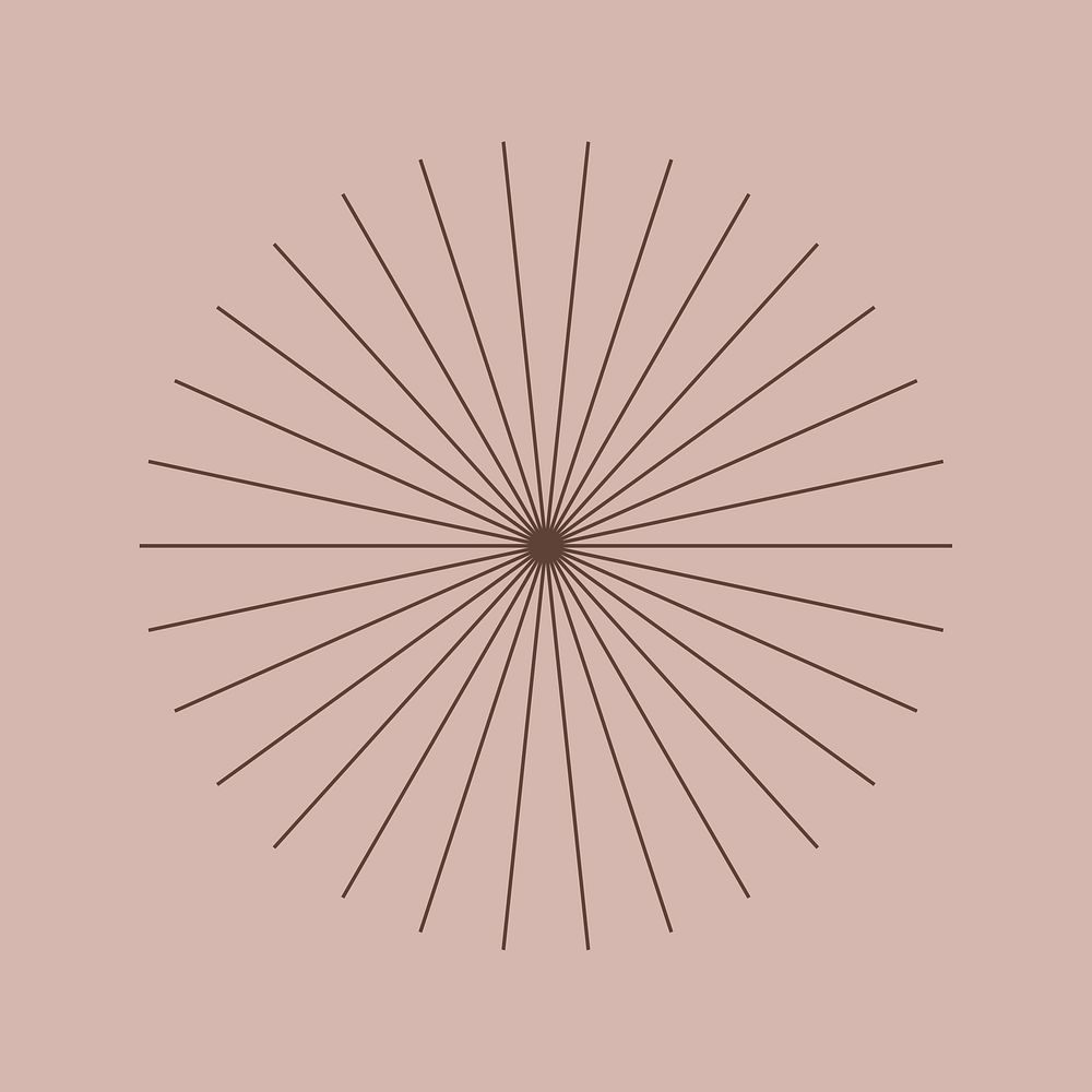 Abstract firework, aesthetic sunburst shape | Free PSD - rawpixel