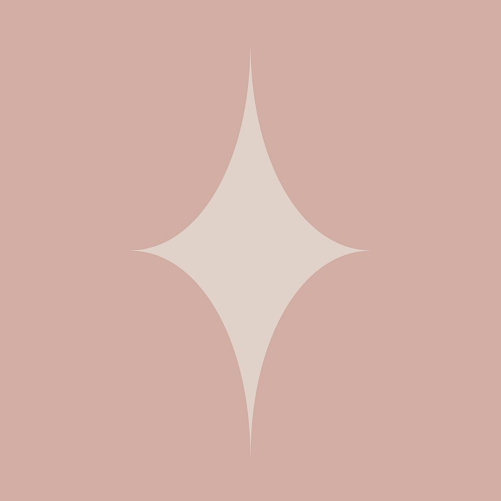 Beige sparkle star, aesthetic shape | Free PSD - rawpixel