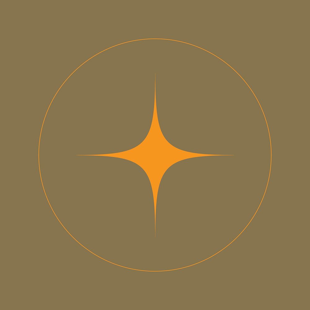 Minimal sparkle star, aesthetic circle | Premium Vector - rawpixel