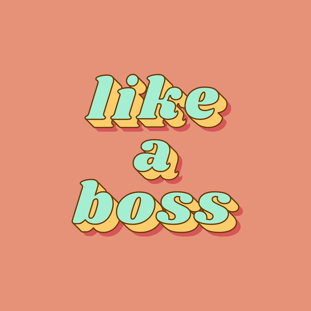 Like boss text shadow effect | Free Photo - rawpixel