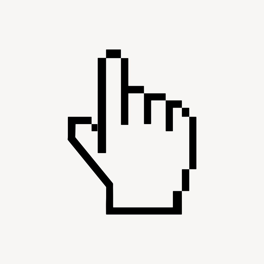 Hand cursor clipart, illustration psd. | Free PSD - rawpixel