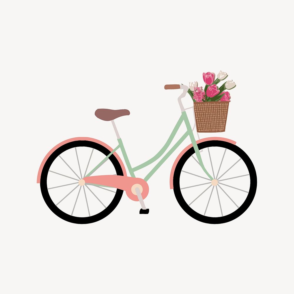 Bicycle collage element psd | Free PSD - rawpixel