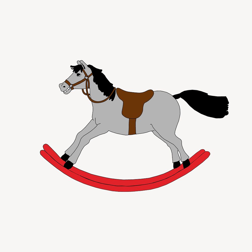 Rocking horse illustration | Free Photo Illustration - rawpixel