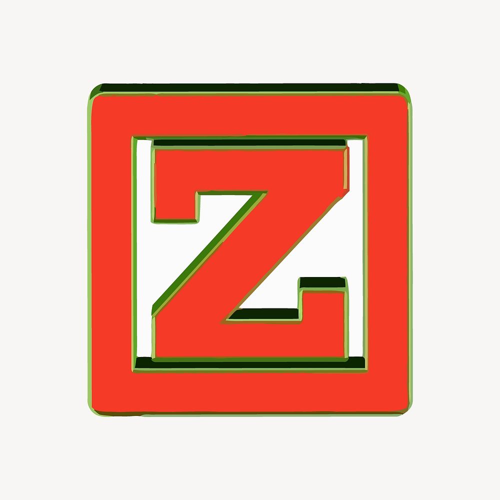 Z alphabet illustration. Free public | Free Photo - rawpixel