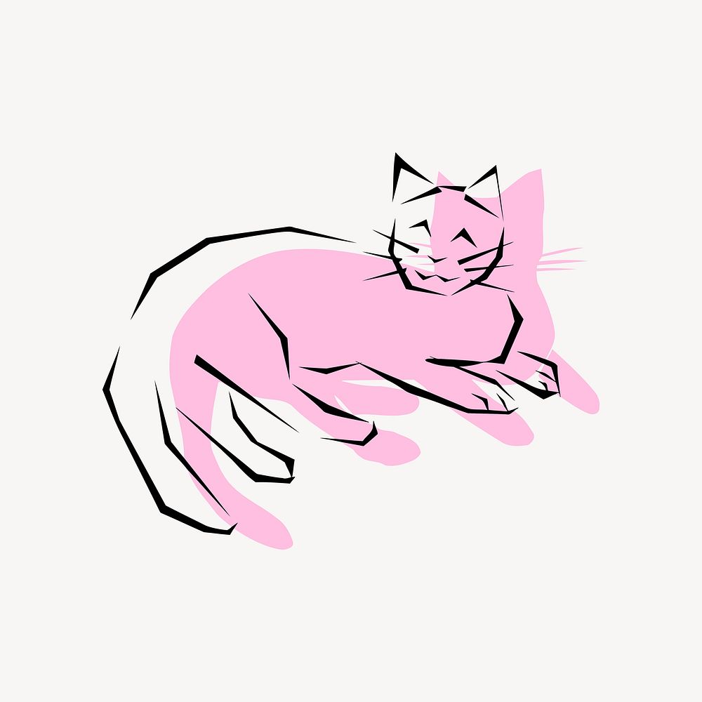 Cat clipart psd. Free public | Free PSD - rawpixel