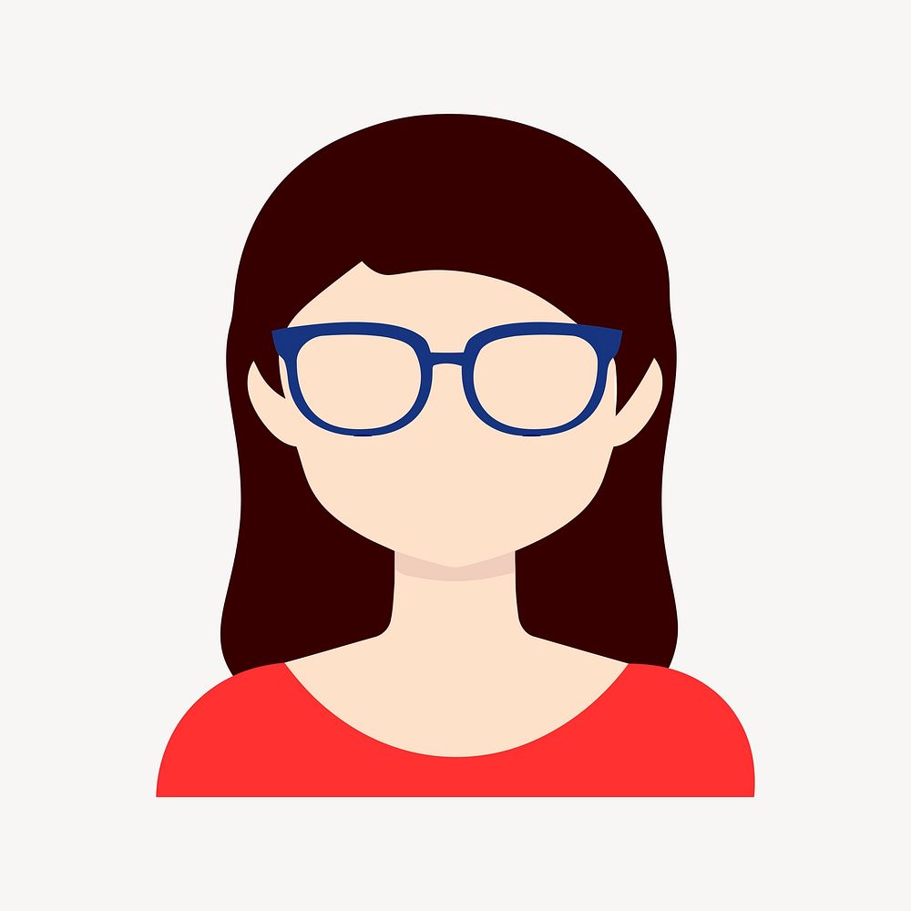 Woman persona clip art vector. | Free Vector - rawpixel