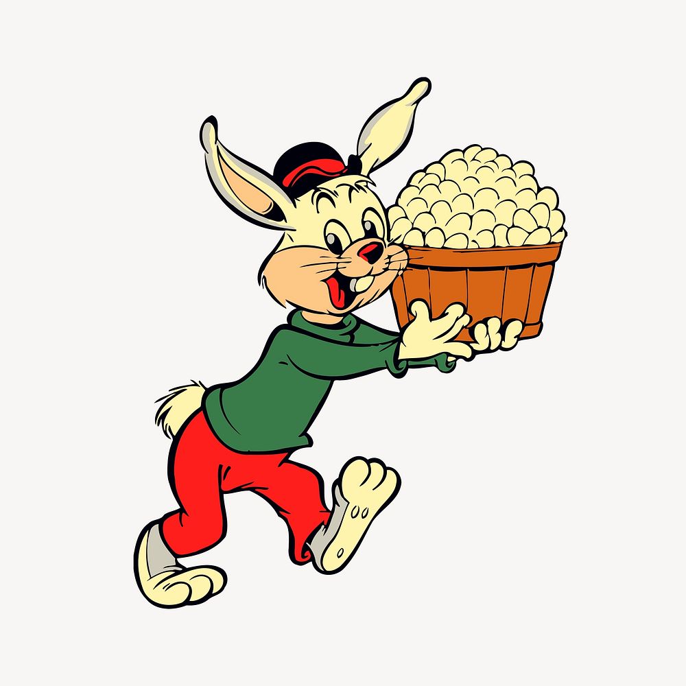 Rabbit clip art | Free Photo Illustration - rawpixel