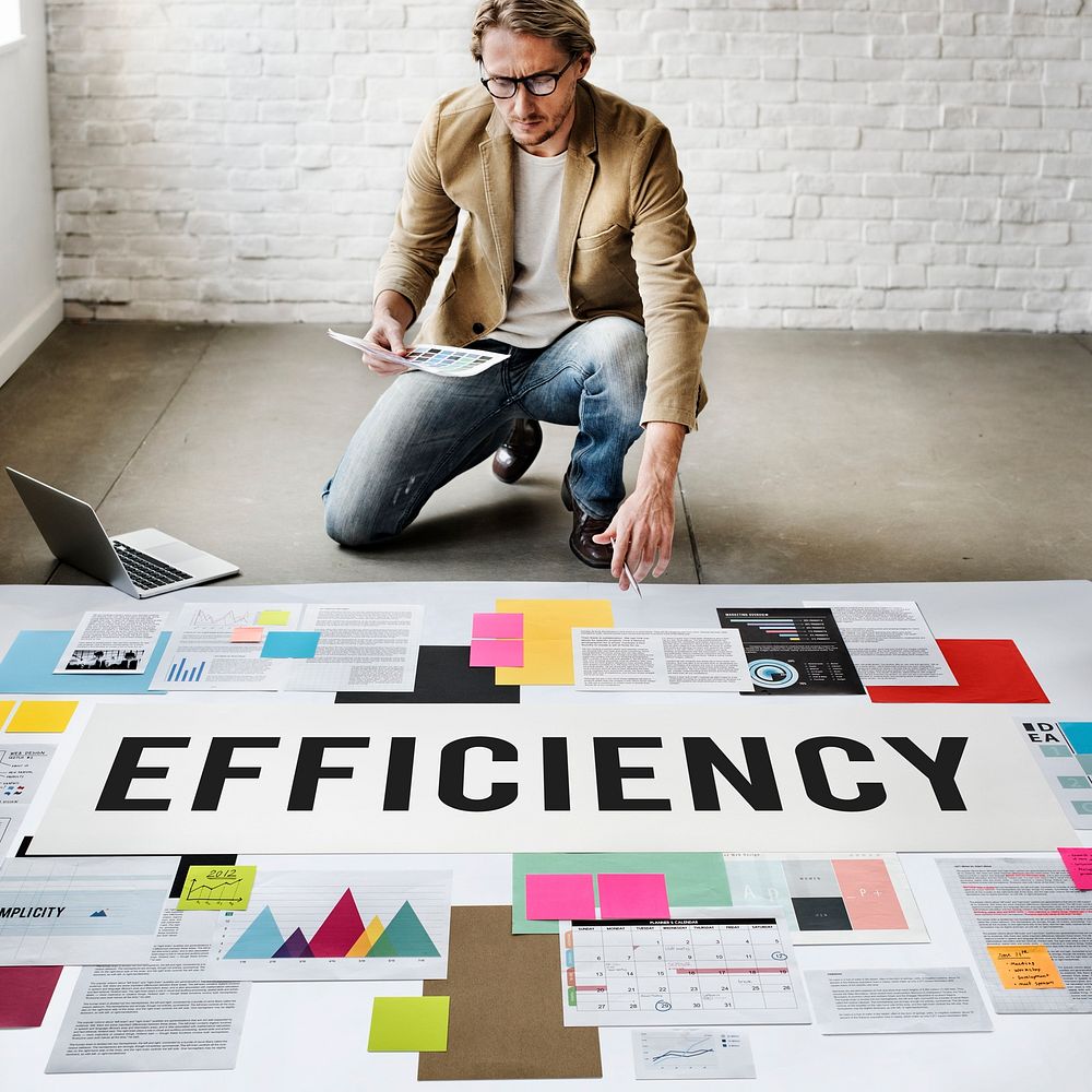 Efficiency Development Improvement Mission Concept | Premium Photo ...