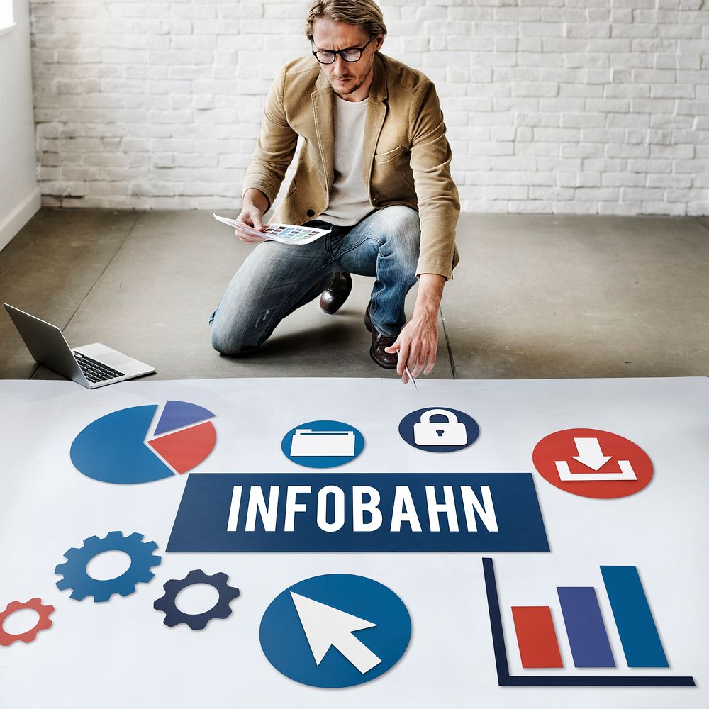 Infobahn Digit Information Matrix Concept | Premium Photo - rawpixel